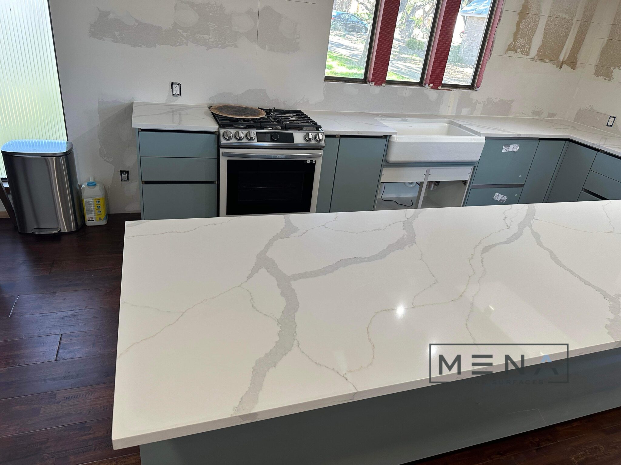Terra Luna Quartz Slab - Mena Stone Surfaces